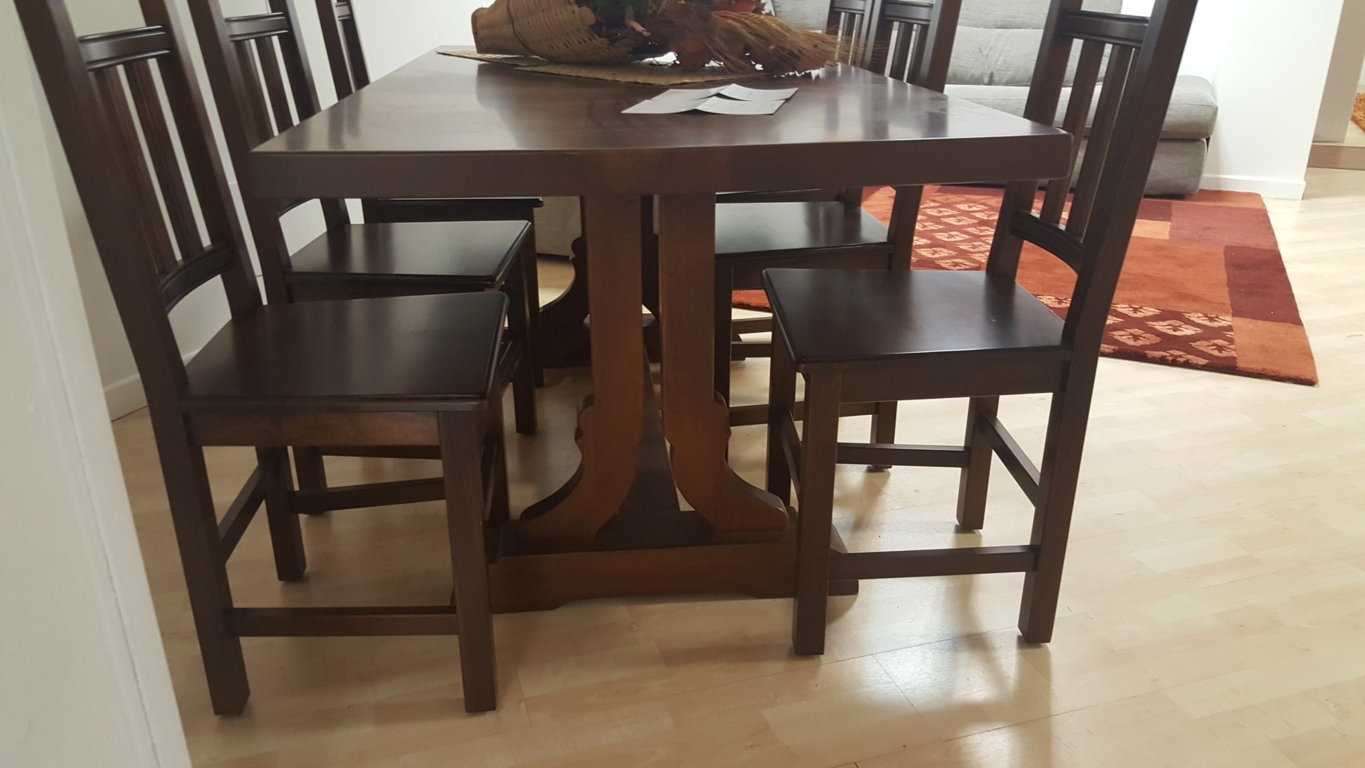 tavolo cucina classico con 6 sedie - Tavoli a prezzi scontati tavolo cucina classico con 6 sedie - Tavoli a prezzi scontati