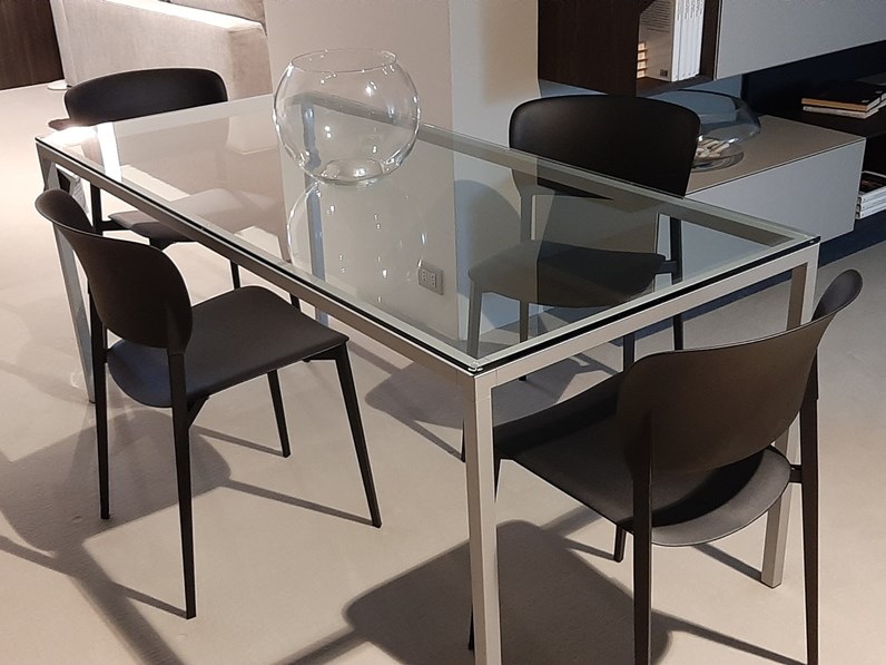 Tavolo in vetro rettangolare Helsinki tavolo Desalto a prezzo scontato