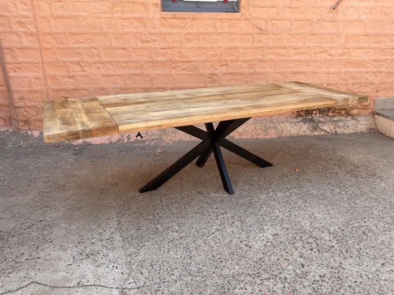 Tavolo Tavolo industrial legno ferro allungabile in offerta Outlet ... Tavolo Tavolo industrial legno ferro allungabile in offerta Outlet ...