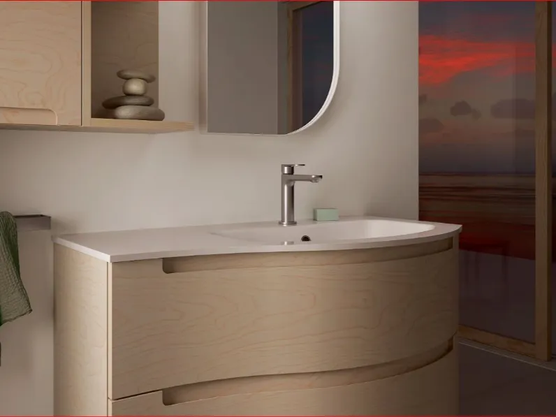 Mobile bagno Sospeso Stratos multistrato os13 Compab a prezzo scontato