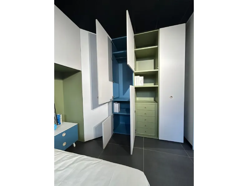 Cameretta in laminato opaco Cameretta nidi Battistella scontata a ...