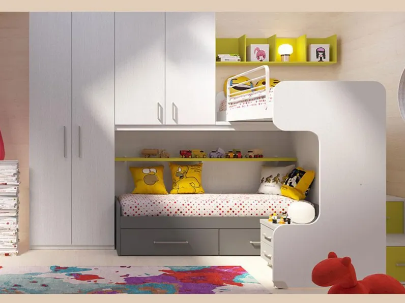 Cameretta Ima mobili Ima salotti in laminato opaco a prezzo scontato