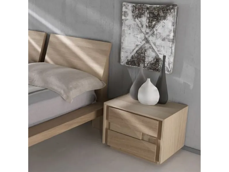 Comodino modello Comodino 2 cassetti rovere a marchio Domus artis in ...