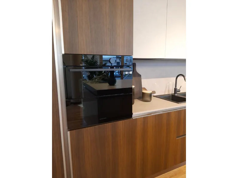 Cucina Febal moderna ad isola altri colori in laminato materico Ego ...