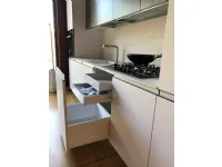 Cucina Nova cucina design lineare bianca in laccato opaco Smart