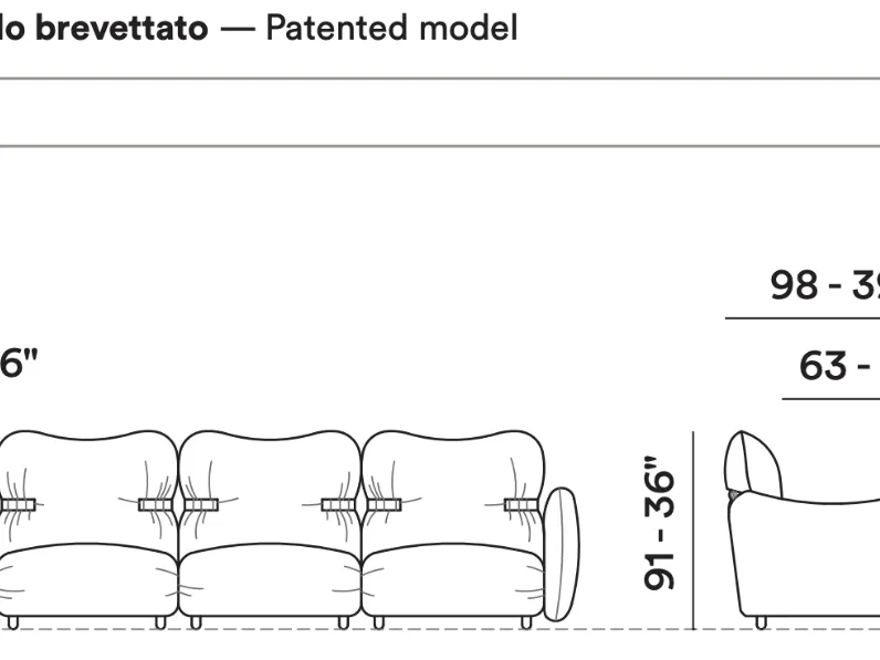 Divano angolare Dea Max divani: con uno SCONTO ESCLUSIVO del 50%