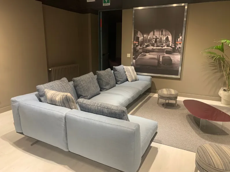 Divano design tessuto Soft dream di Flexform con sconto del - 49%