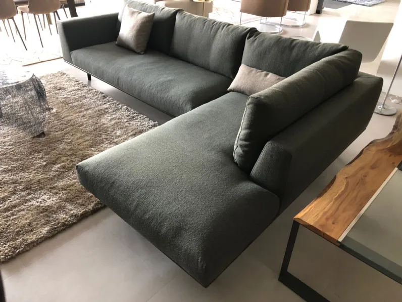 Divano con penisola Dakota Bontempi divani in Offerta Outlet a soli 4990€