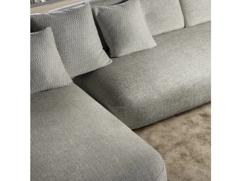 Divano con penisola Sand sofa lago Lago in Tessuto a 6590€