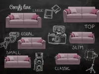 Divano Samoa modello Comfy