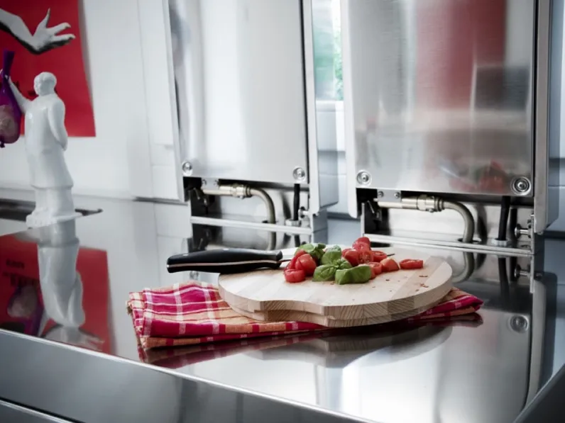 Piano cottura ribaltabile Alpes inox