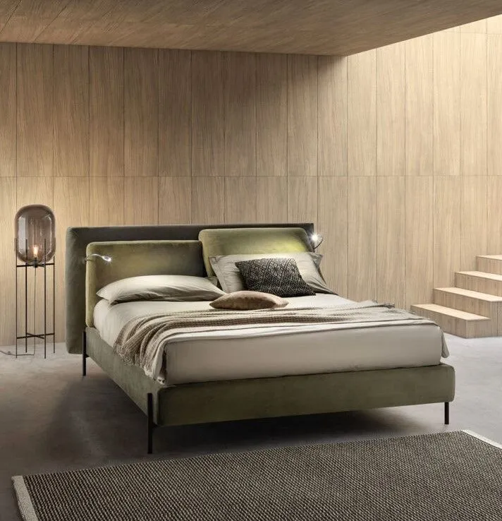 Letto matrimoniale design Flux lift * Samoa a prezzo scontato