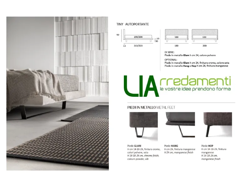 Letto matrimoniale Tiny Samoa con uno sconto IMPERDIBILE