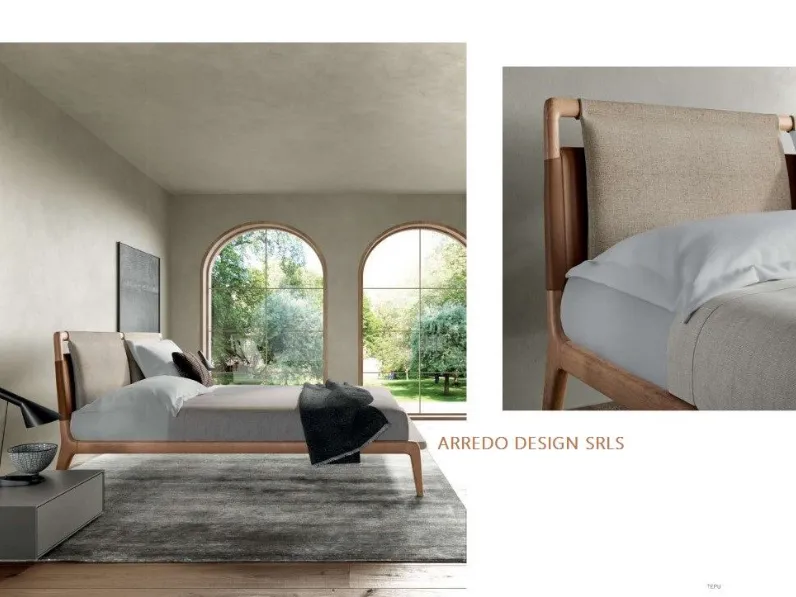Letto in legno modello Tepu * di Dall'agnese scontato 30%