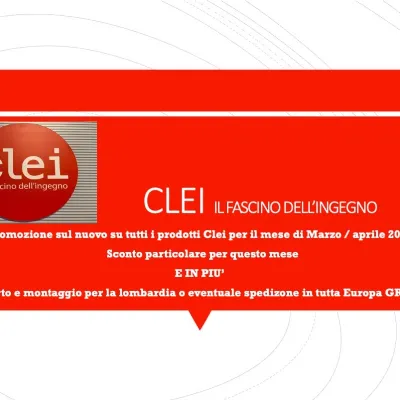 Le scontistiche di CLEI OUTLET -50% / -60%