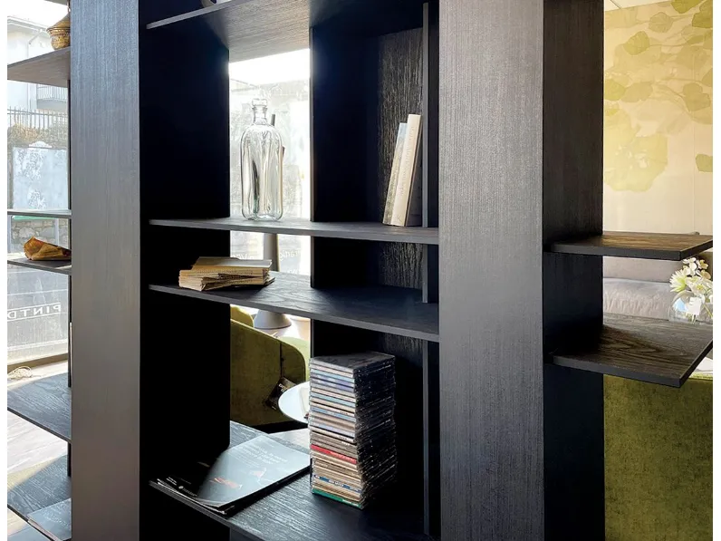 Libreria modello Blade bifacciale di Modulnova in Offerta Outlet