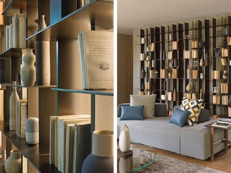 Libreria Cclight stile design di Flou in offerta