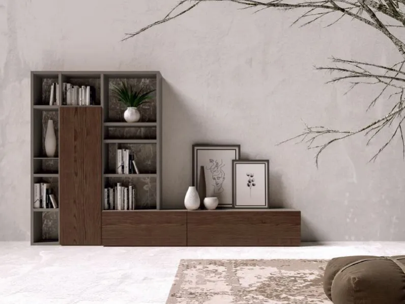 Composizione per il living modello Orme day 138 di Orme a prezzo scontato