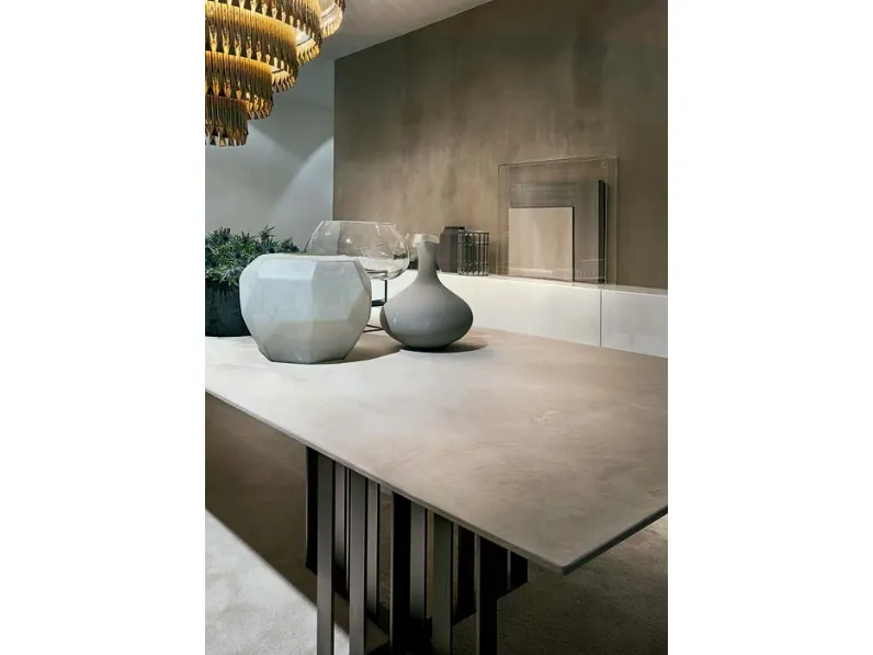 Tavolo in laccato rettangolare Shade lema Lema in offerta outlet