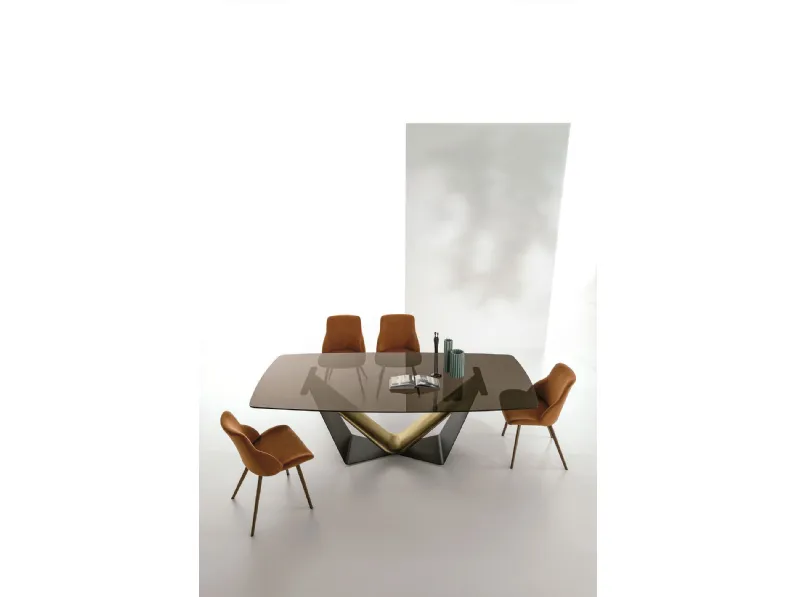 Tavolo con piano in altri materiali sagomato di Target point a PREZZO ...