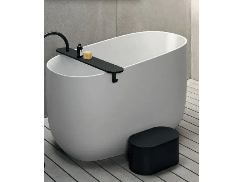 Vasca da bagno modello Dip vasca freestanding Rexa in Corian SCONTATA