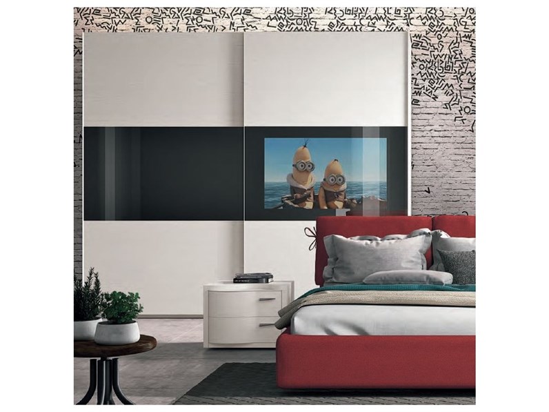 Armadio Con Ante Scorrevoli Moderno Armadio Con Tv Samsung