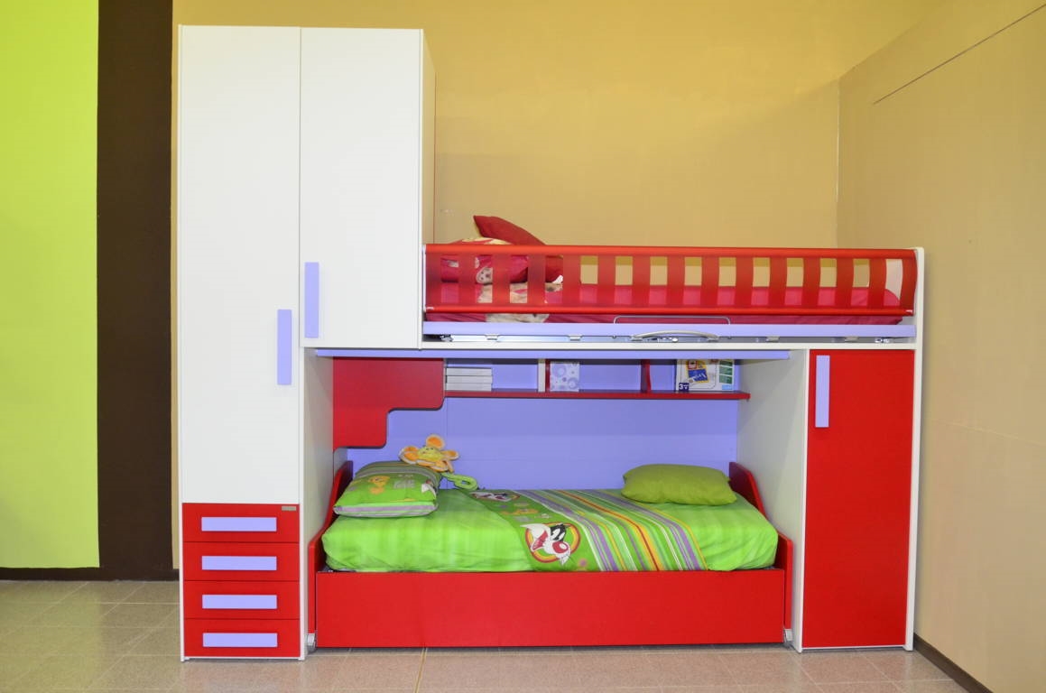 Cameretta Moretti Compact Moretti scontato del -40 % - Camerette a ...