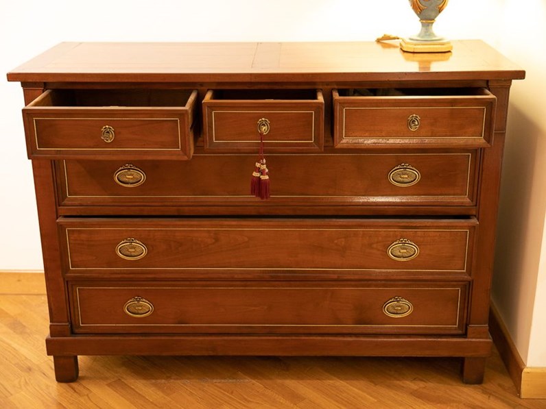 Cassettiera in Legno Gruppo in ciliegio massello Grande arredo a prezzo ...