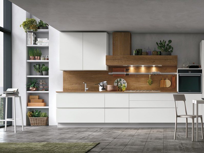 Cucina in laminato materico Stosa cucine a PREZZI OUTLET