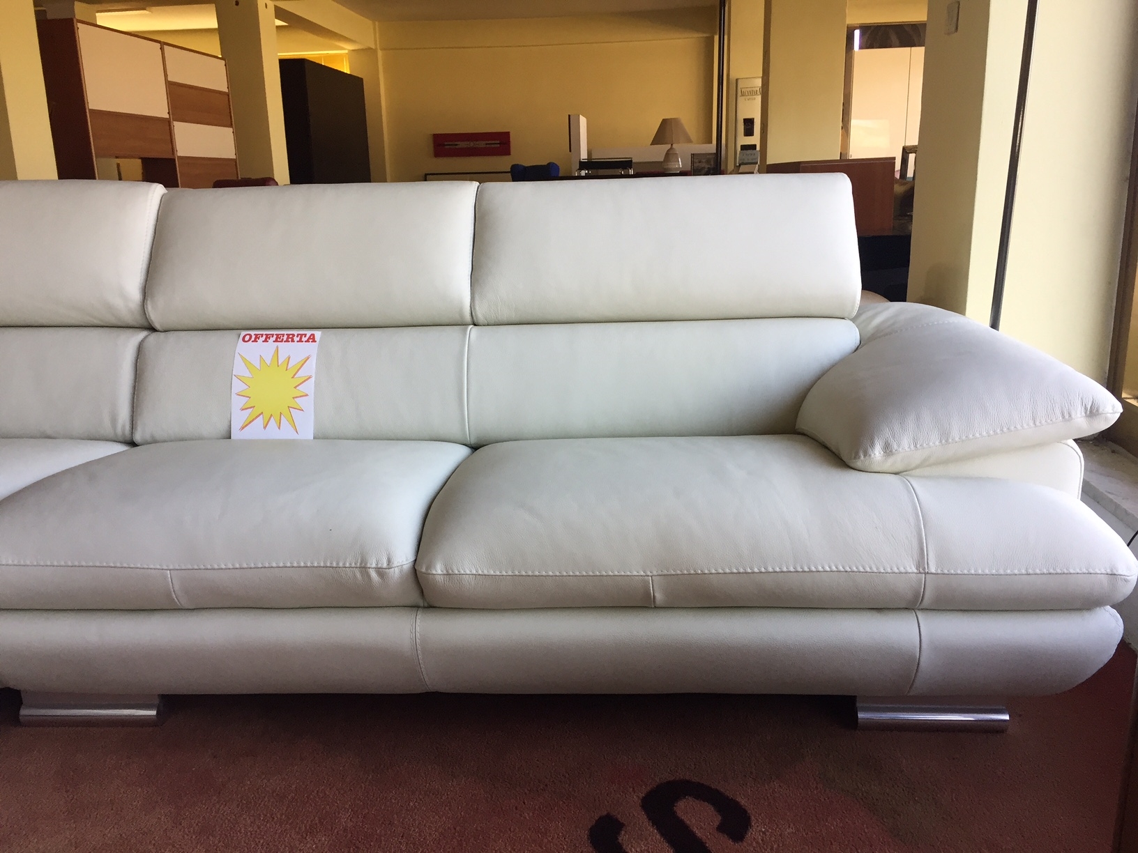 Divano Outlet Calia Magic pelle - Divani a prezzi scontati