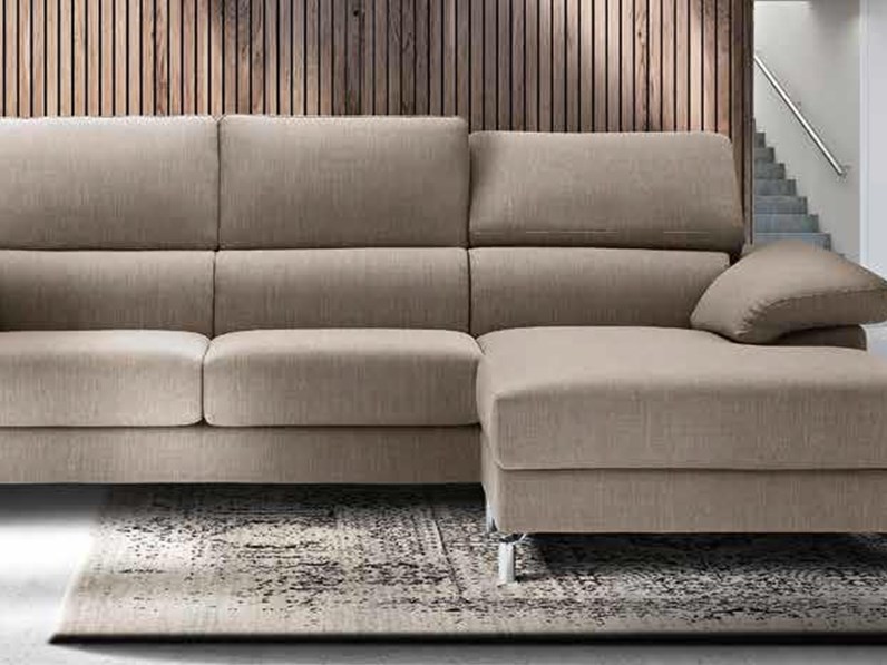 Divano con penisola Giulia Biel salotti in Offerta Outlet