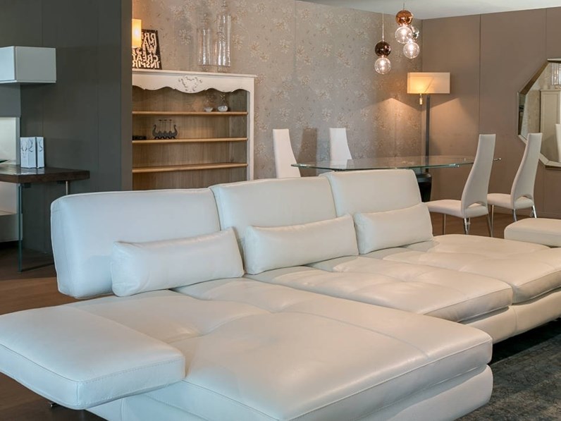 Divano Serena in Pelle Nicoletti home a prezzo scontato
