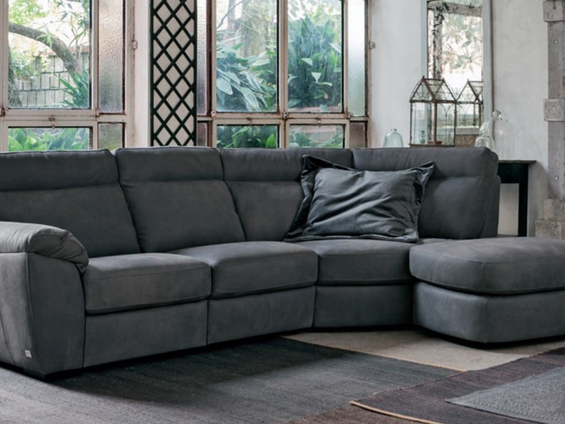 Divano con terminale curvo Charles Doimo Salotti scontato del 43%