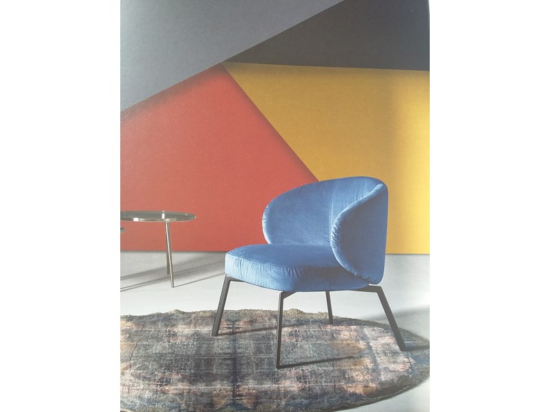Poltrona Blu Artigianale PREZZI OUTLET