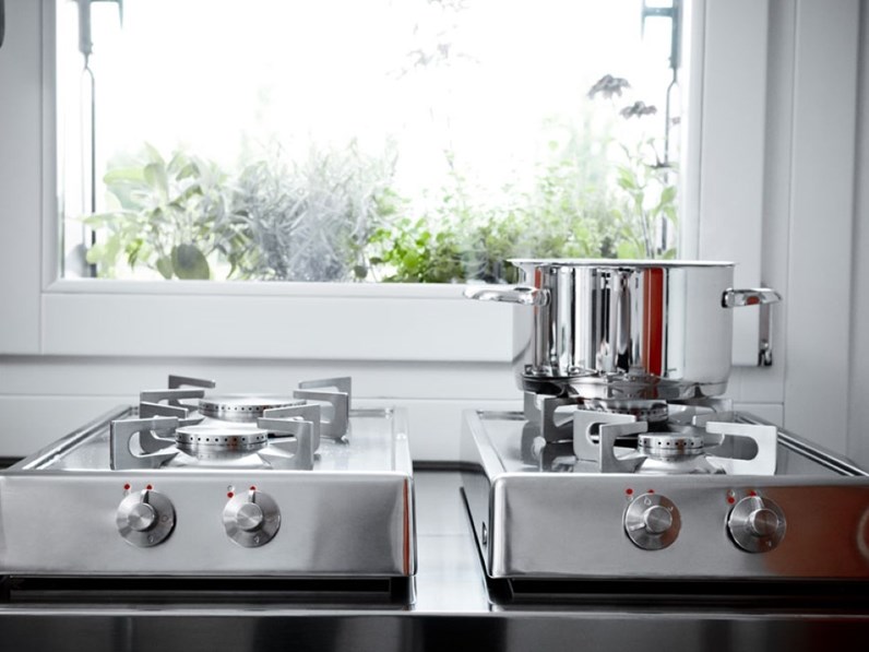 Piano cottura ribaltabile Alpes inox