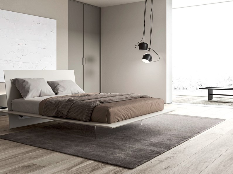 Letto matrimoniale design Plana Presotto a prezzo scontato