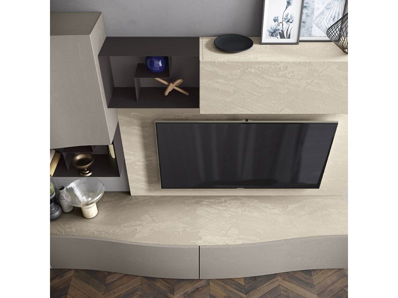Parete attrezzata in stile moderno Corso 11 di Corso in Offerta Outlet