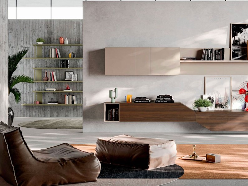 Soggiorno completo Orme light day composizione 12 di Orme in stile design con forte sconto