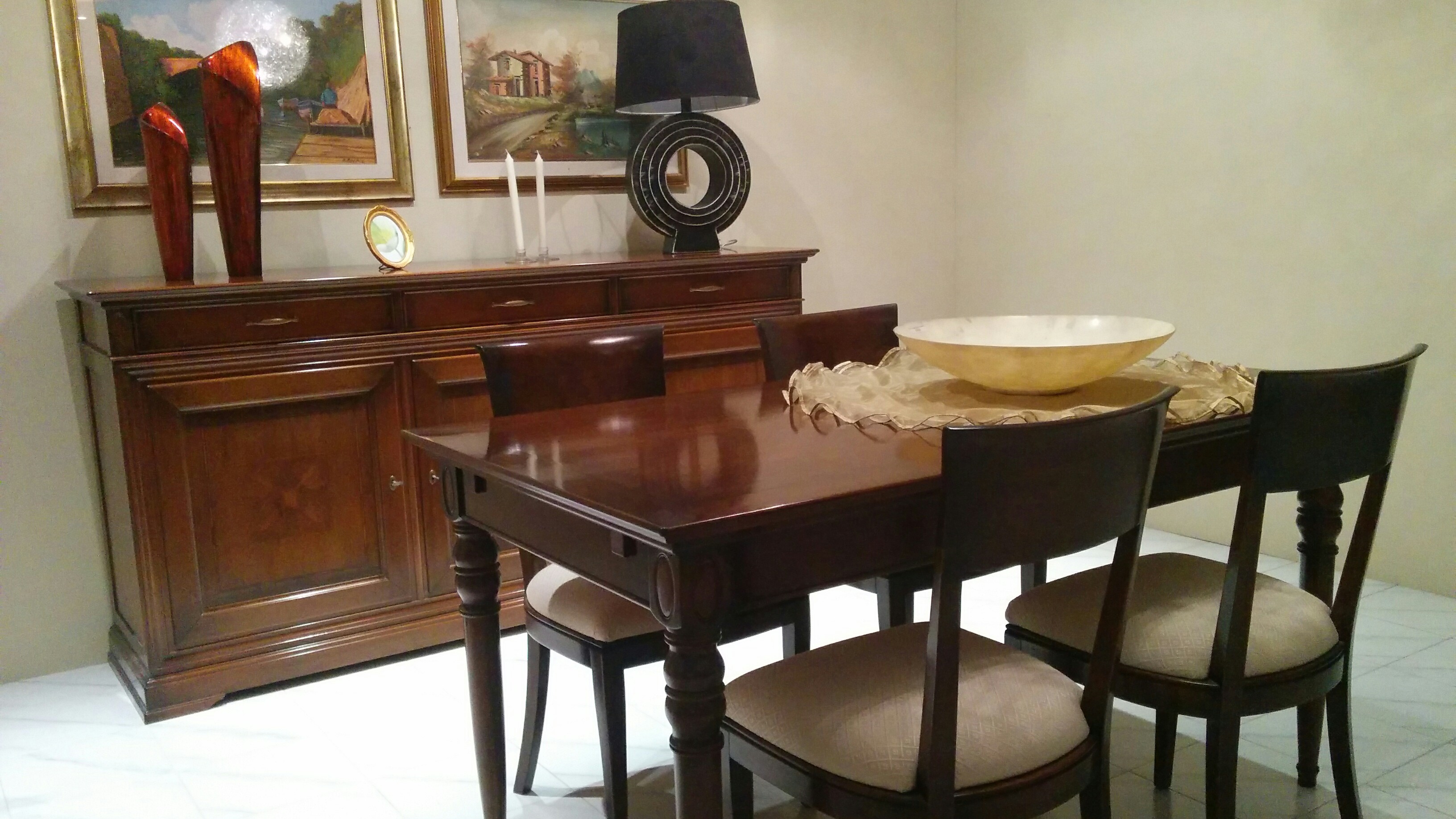OFFERTA TAVOLO, SEDIE E CREDENZA LE FABLIER - Tavoli a prezzi scontati OFFERTA TAVOLO, SEDIE E CREDENZA LE FABLIER - Tavoli a prezzi scontati