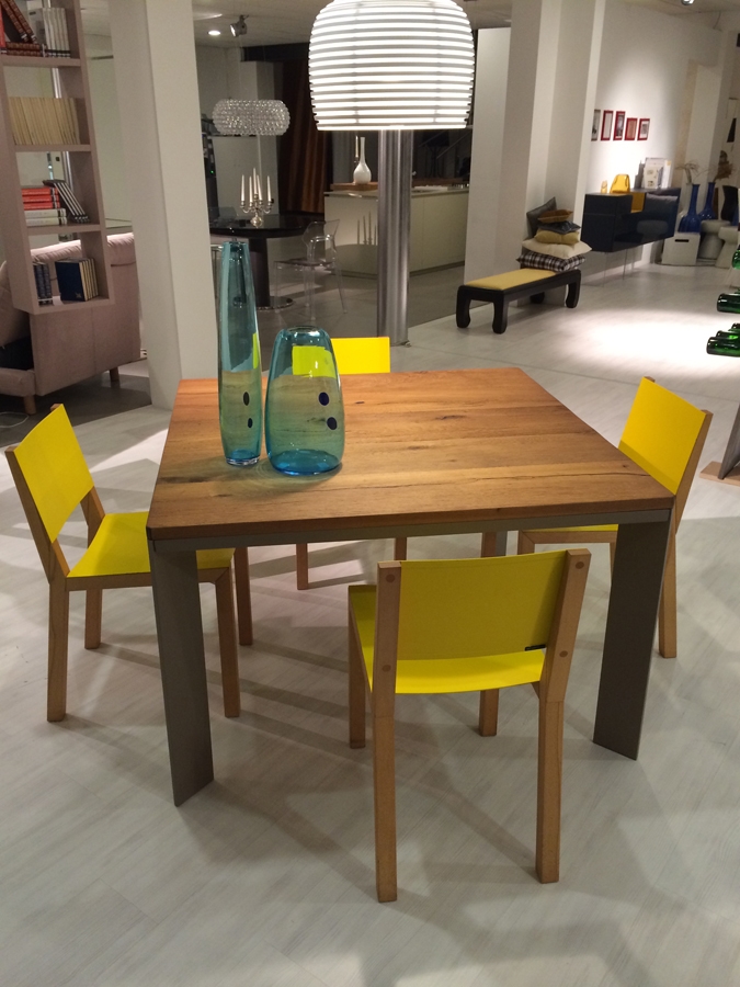 tavolo Lago loto quadrato allungabile rovere-laccato - Tavoli a prezzi ...