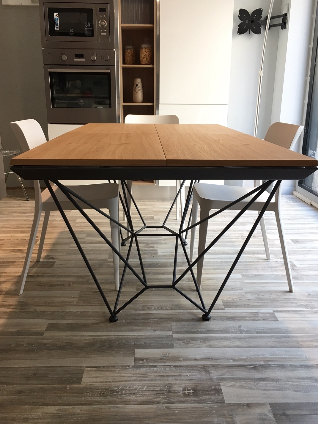 Tavolo rettangolare allungabile e allargabile Fil8 in Rovere - Tavoli a ...